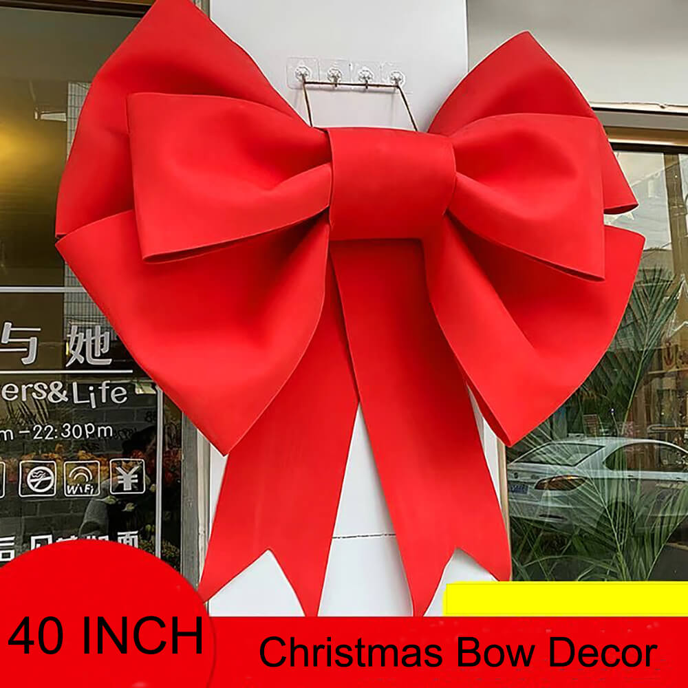 Red bow decor for Christmas | Partylandup – PartyLandUp