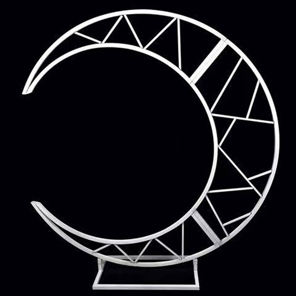 Moon shaped backdrop Event decor | Partylandup – PartyLandUp