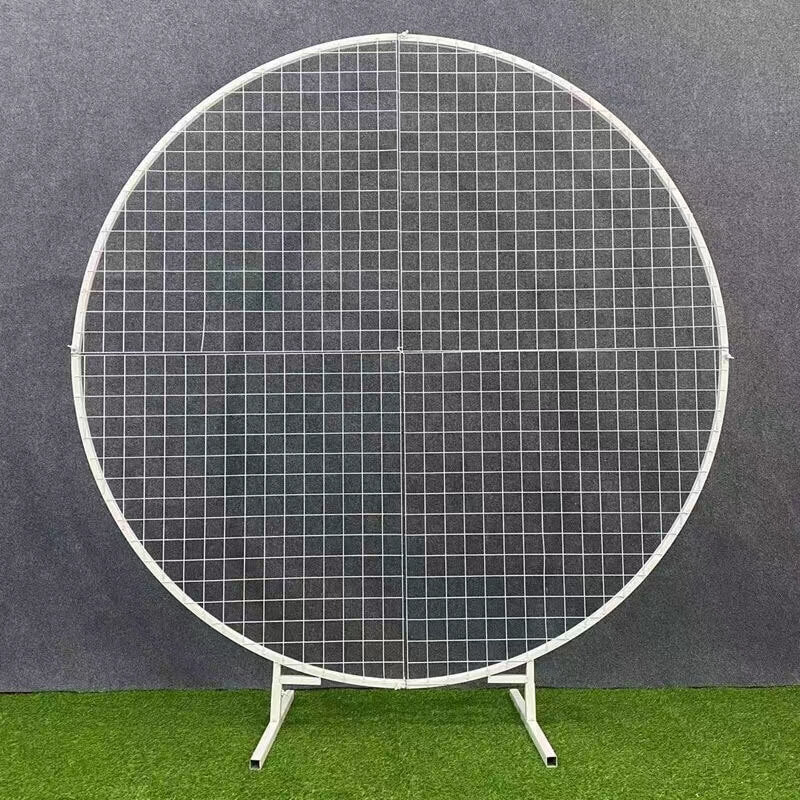 Round Grid Arch Wedding Backdrop | Partylandup – PartyLandUp